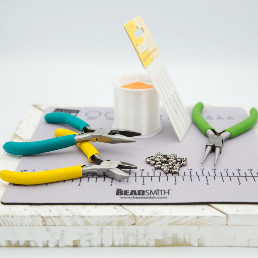 Mack & Rex All-In-One Beaded Jewelry Making Kit - 0.5Mm Elastic, Knot ...