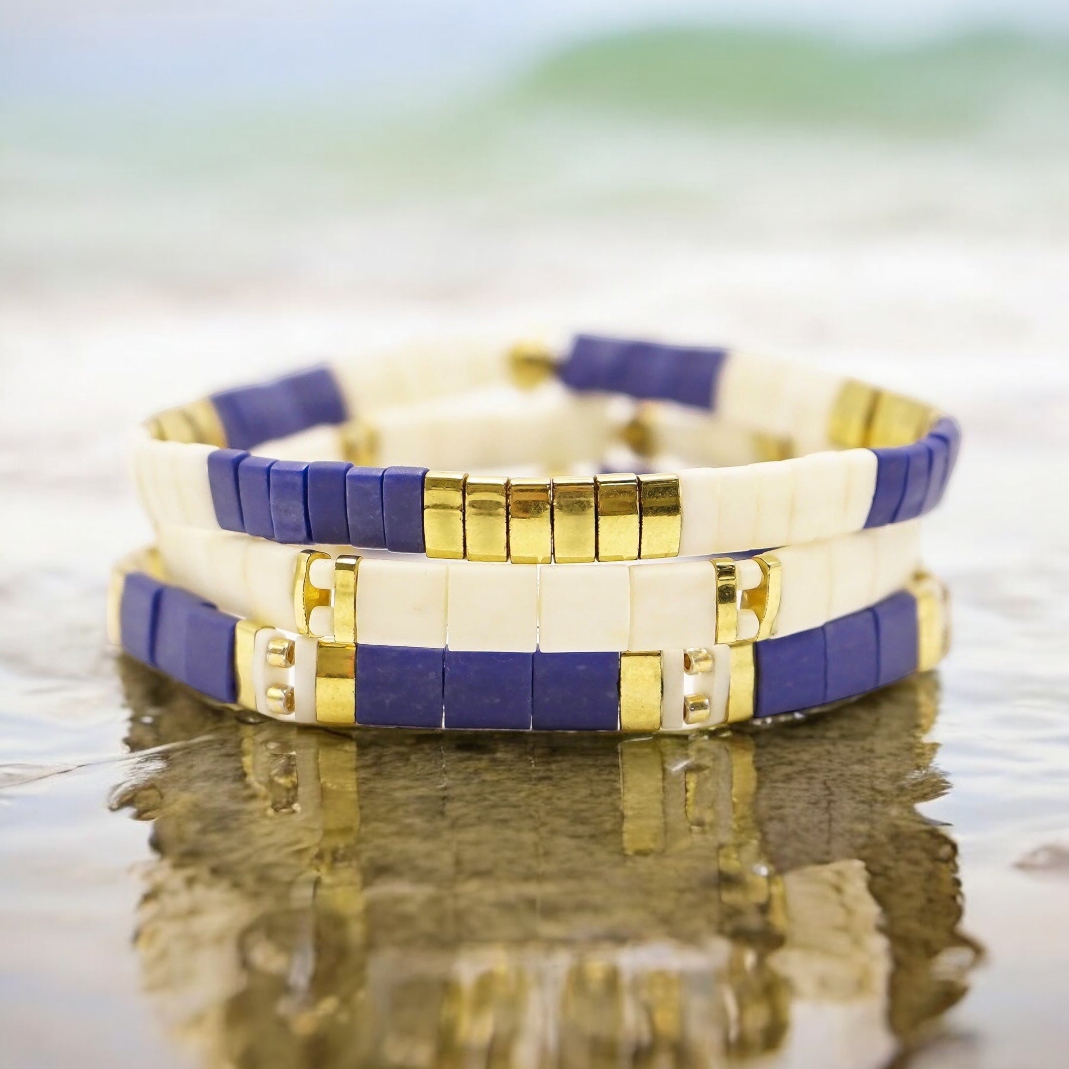 ROYALTY - Tila Bead Bracelets Stack – Mack & Rex