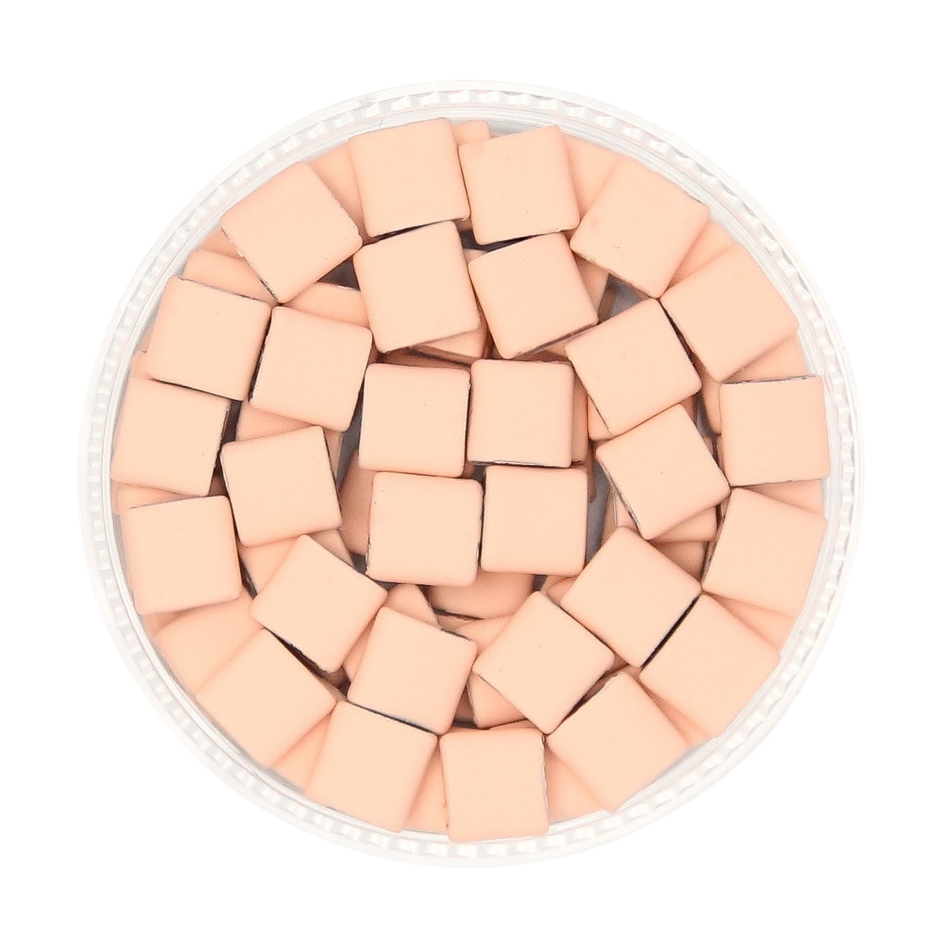 Mack & Rex Matte Peach Two-Hole Tile Beads - Hematite-Painted, 5X5Mm ...