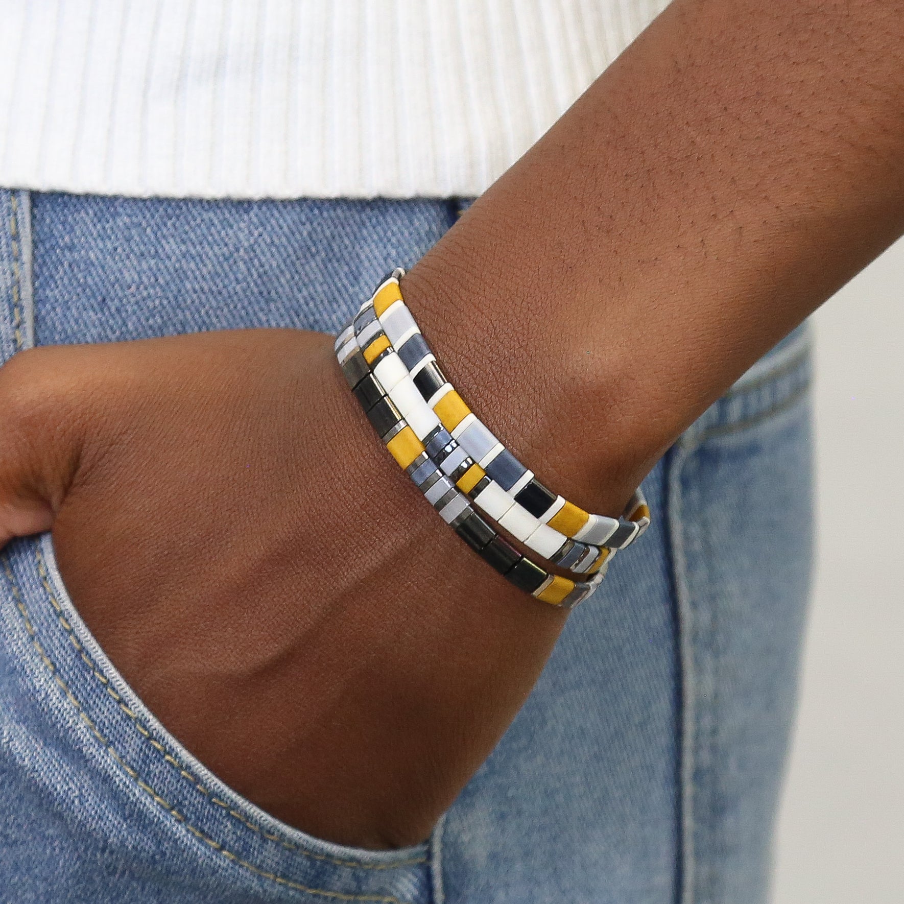 DAKOTA - 3 Tila Bracelet Stack – Mack & Rex