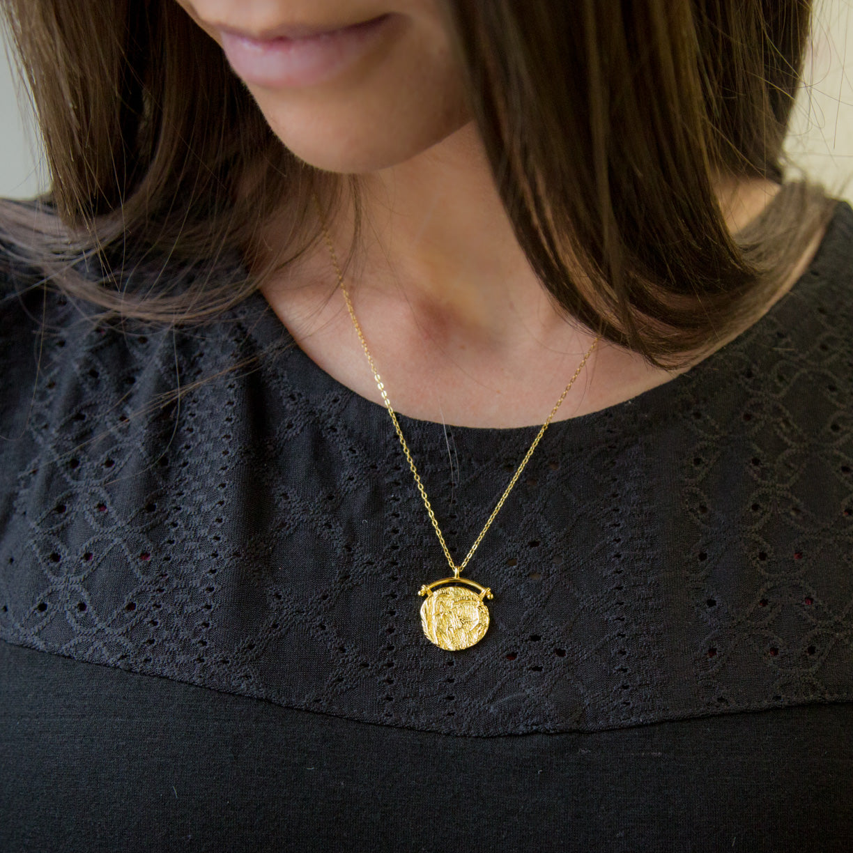 Trendy coin necklace store
