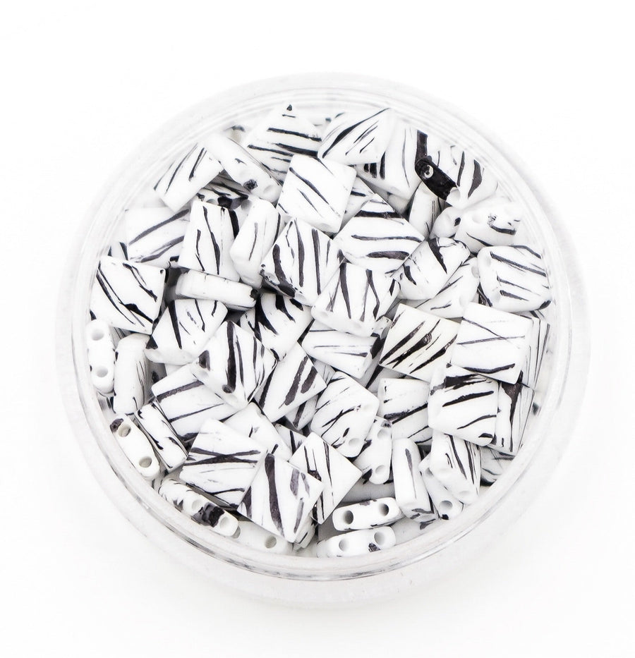 Custom-Made Hand-Painted Tila Beads | Shop Now at Mack & Rex